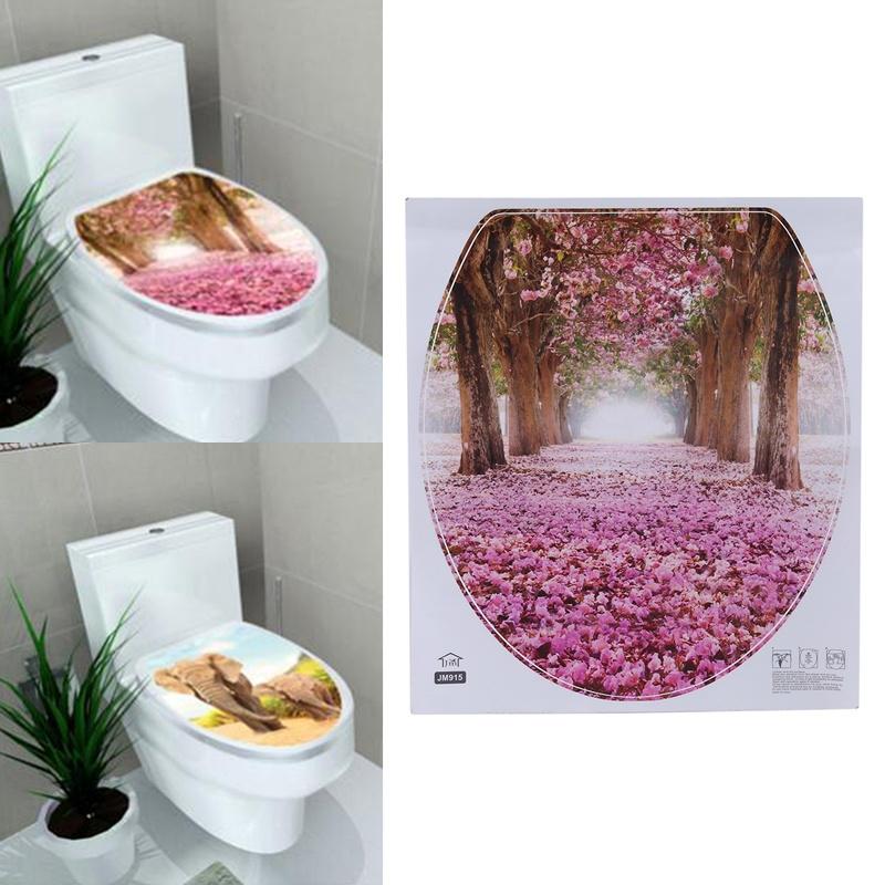 Buy Fashion Household Creative Stickers Toilet Seat Wall Stickers ...
