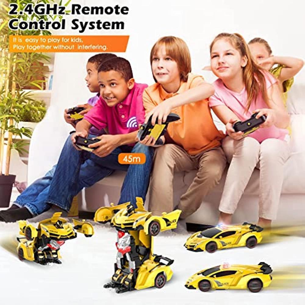Satın alın Remote Control Car, Transform Robot RC Car with One-Button ...
