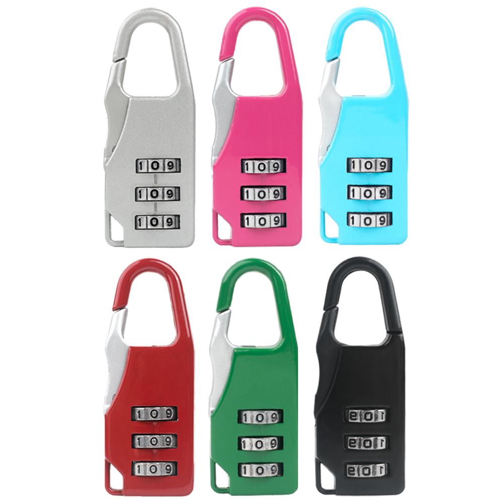 Cheap Mini 3 Digit Combination Padlock Zinc Alloy Travel Luggage ...