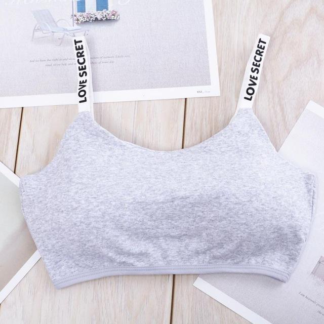 Buy Sexy Seamless Removable Padded Bra Casual Letter Print Bra Fitness ...