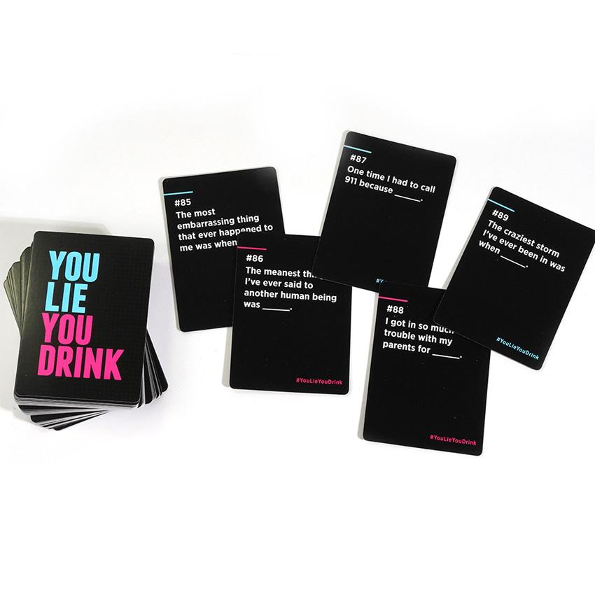 You Laugh You Drink - You Lie You Drink Party Card Games Buy cheaply on ...