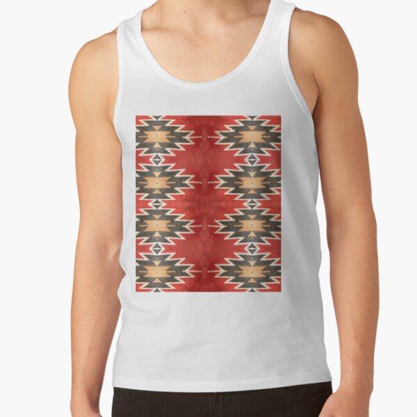 Buy Tribal Native American Pattern Geometric Sleeveless Printed Vest at ...