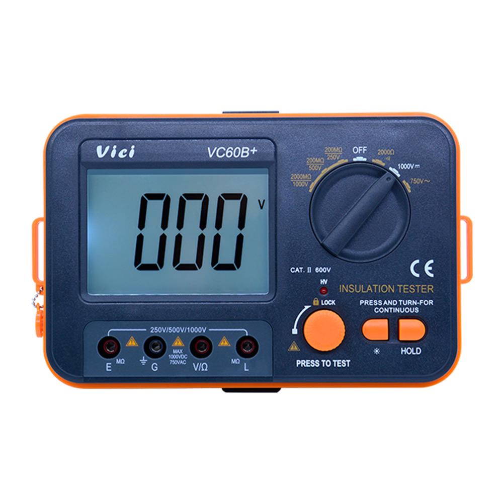 Buy Vici VC60B+ digital Insulation Resistance meter Tester Megohmmeter ...