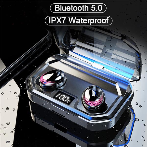 Buy TWS X10 Bluetooth 5.0 Headset Waterproof Wireless Earbuds WIth ...