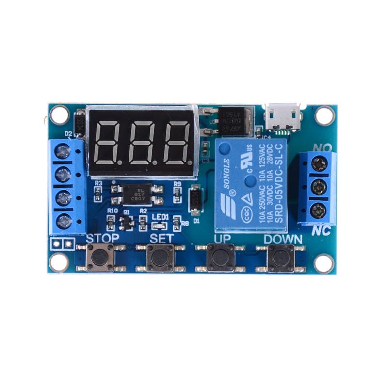 Buy 6V-30V Relay Module Switch Trigger Time Delay Circuit Timer Cycle ...
