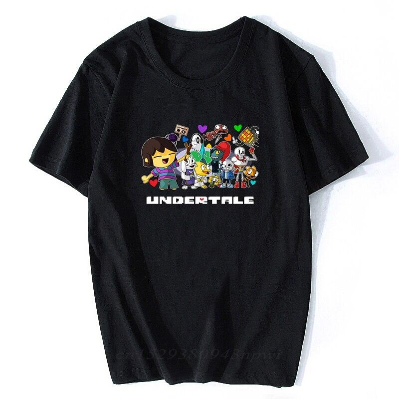Anime Undertale T Shirt Skull Brother Sans Papyrus Cartoon Printed T ...