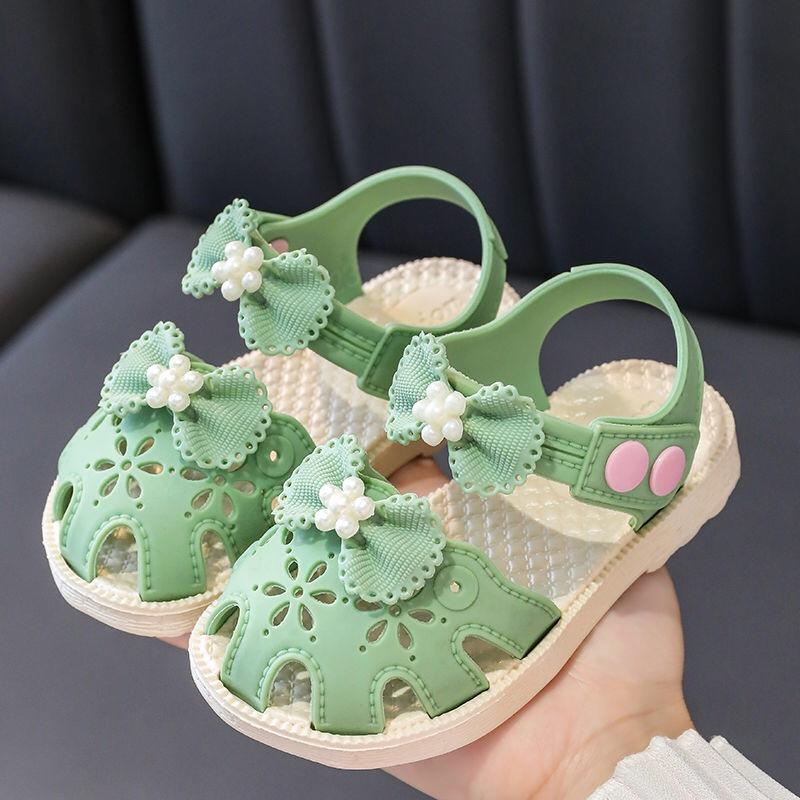 Buy Girls' Sandals Summer Beach Sandals Anti-slip Flowers Decoration Children's Little Girls ...