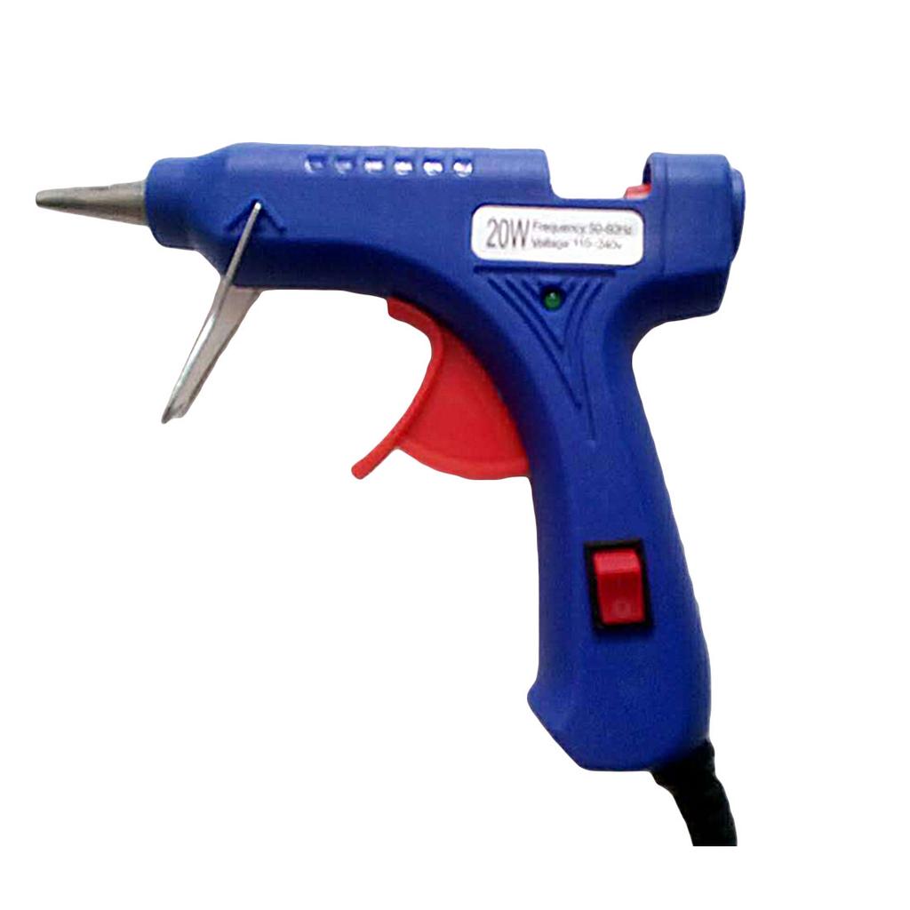 Buy 1pcs 20W EU Plug Hot Melt Glue Gun Thermo Electric Gluegun Heat ...