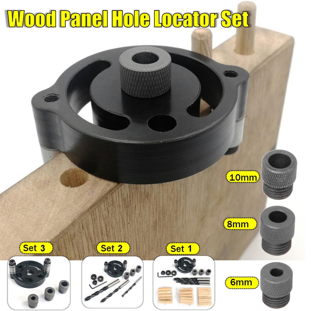 Buy Woodworking Vertica Hole Locator Dowel Jig Wood Panel Hole Puncher ...