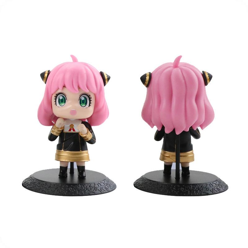 1 -6pcs Pvc Anya Spy X Family Loid Yor Forger Chibi Anua Anime Figure ...
