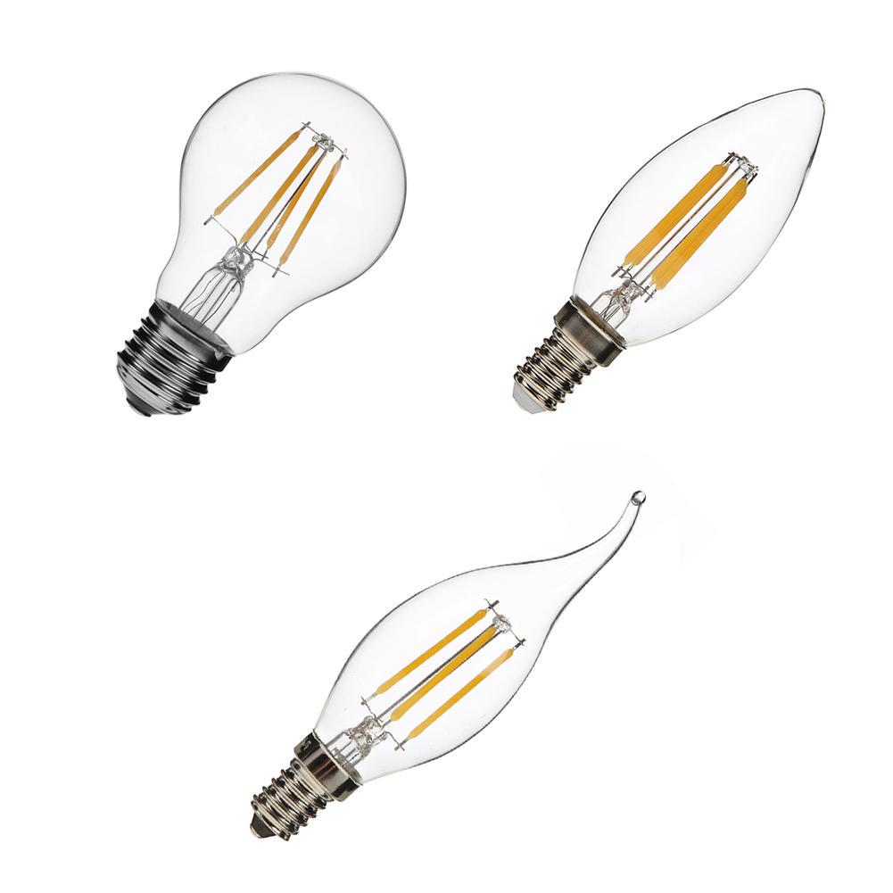 4W LED Tungsten Filament Edison Lamp Vintage Chandelier Incandescent ...