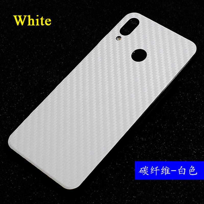 For Huawei Nova 4 3 3e 3i / P Smart+ Full Cover Back 3D Carbon Fiber ...