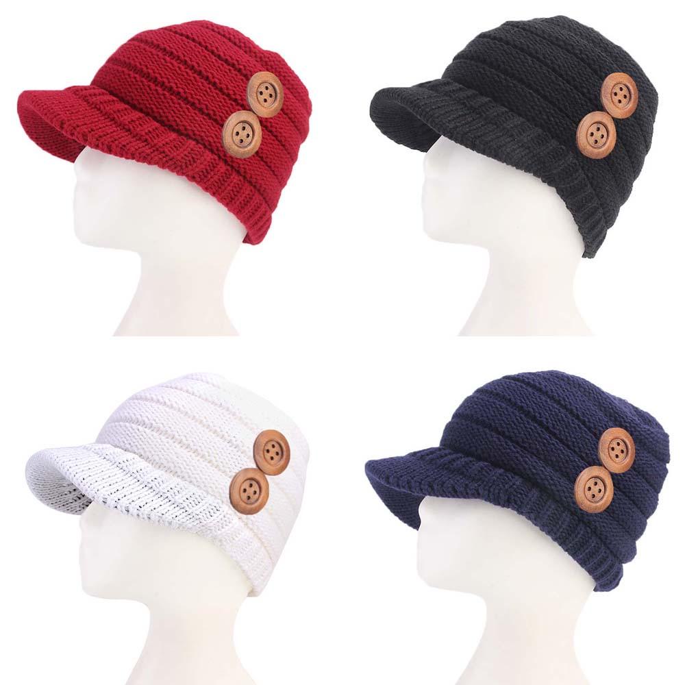 Buy Women Winter Warm Stretch Knitted Cap Hats Ski Caps at affordable ...