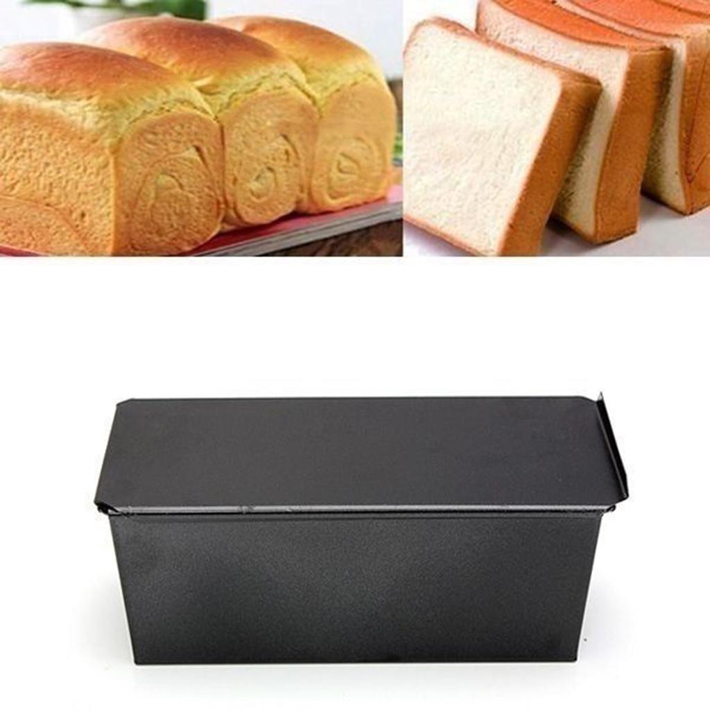 Buy 2 Pieces Rectangle Nonstick Mould Toast Loaf Bread Baking Pan ...