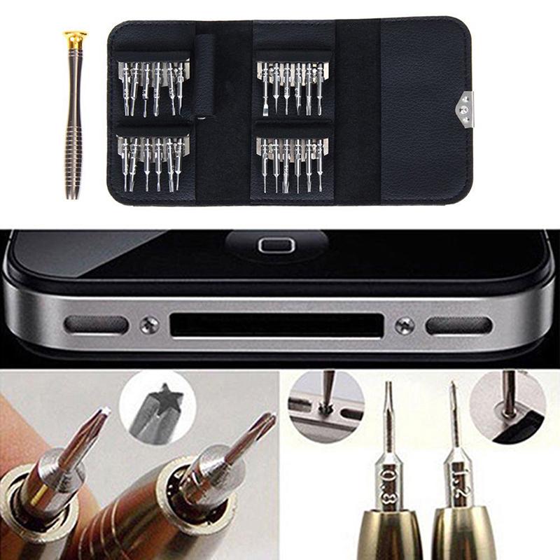 1 Set 25 In 1 Precision Screwdriver Wallet Kit Tool for Macbook Air ...