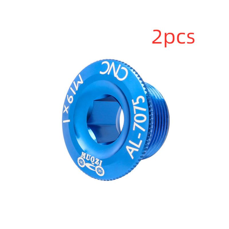 Buy 2pcs Bike M19 Crank Cover Crankset Screw 7075 Aluminum Alloy Crank ...