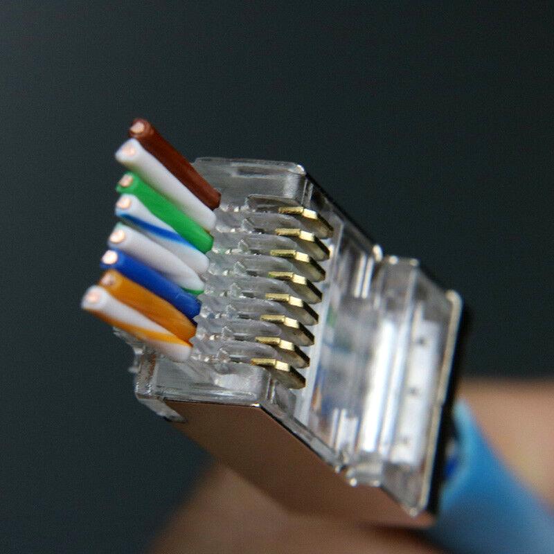 EZ Rj45 Connector Cat6 Network Connector 8p8c Shielded Modular Rj45 ...