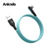 Buy Ankndo 90° Type C Usb C Tpe Soft Cable Fast Charging Data Cord For ...