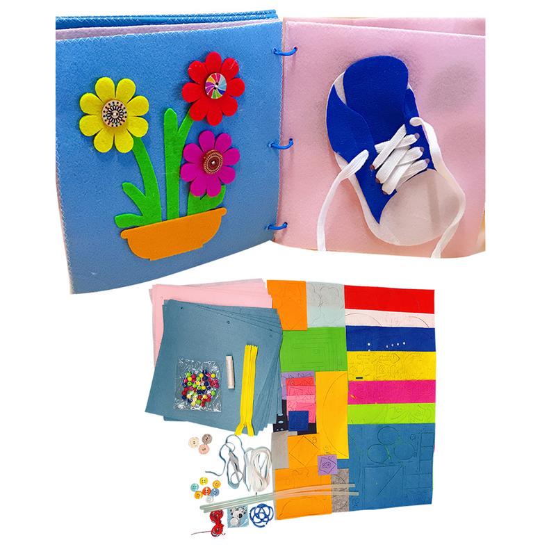 Buy Kindergartens' Cloth Book Homemade Picture Children Manual DIY ...