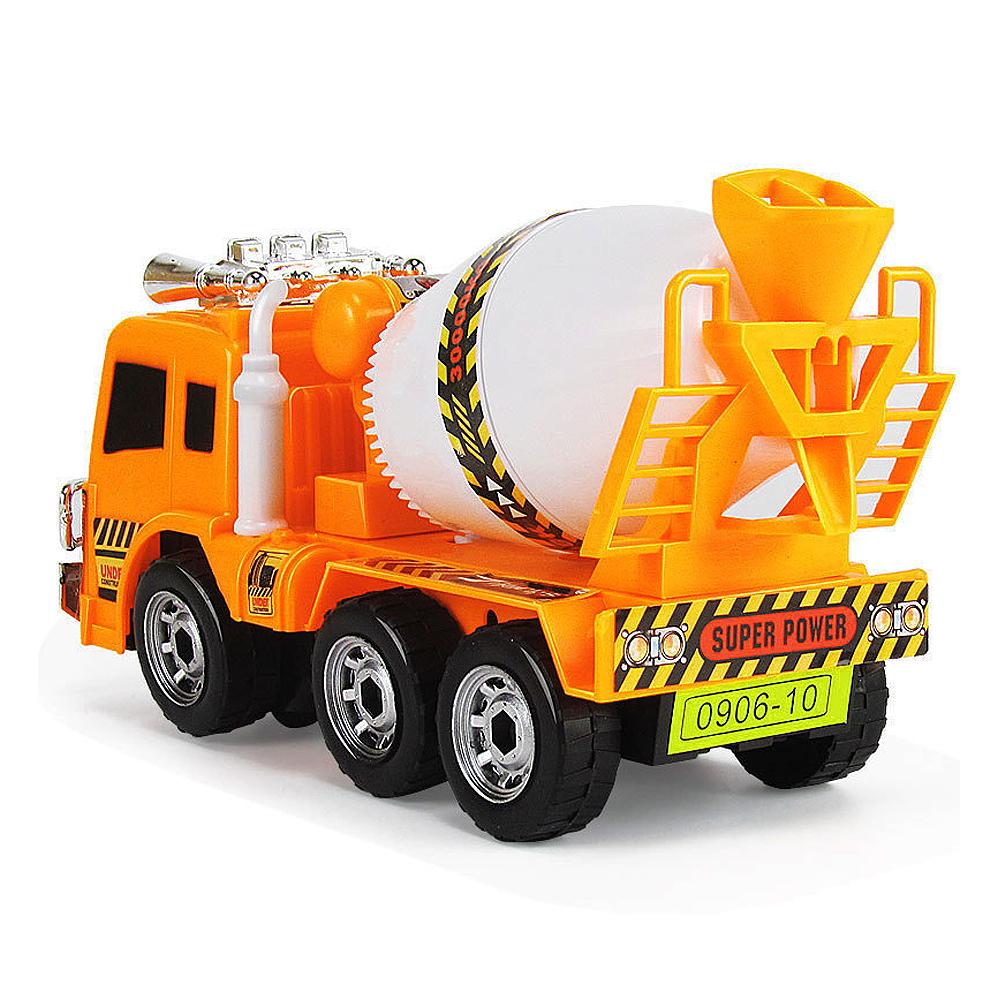 Electric Cement Mixer Tanker Mini Toy Car Model Engineering Vehicle ...