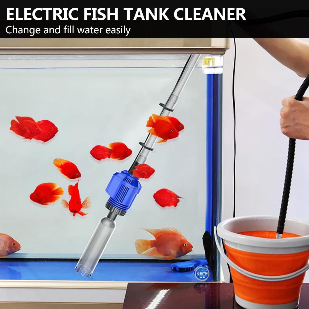 Buy Electric Fish Tank Cleaner Aquarium Sand Gravel with Filter ...
