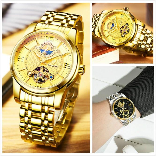 Buy Luxury Crystal Men Watch Luminous Crystal Steel Mechanical ...