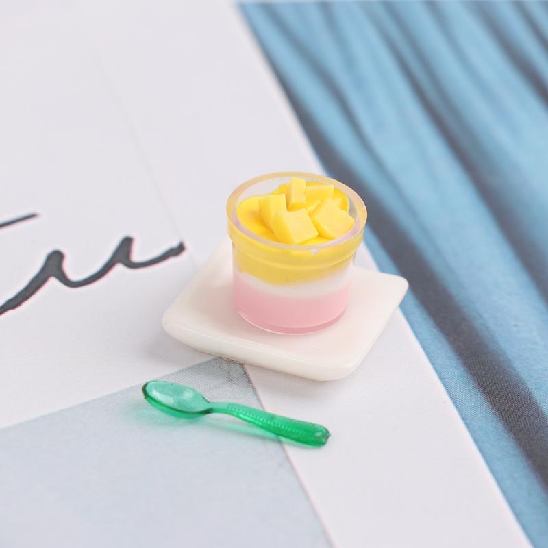 Buy 1:12 Dollhouse Miniature Pudding Dolls Kitchen Food Accessories ...