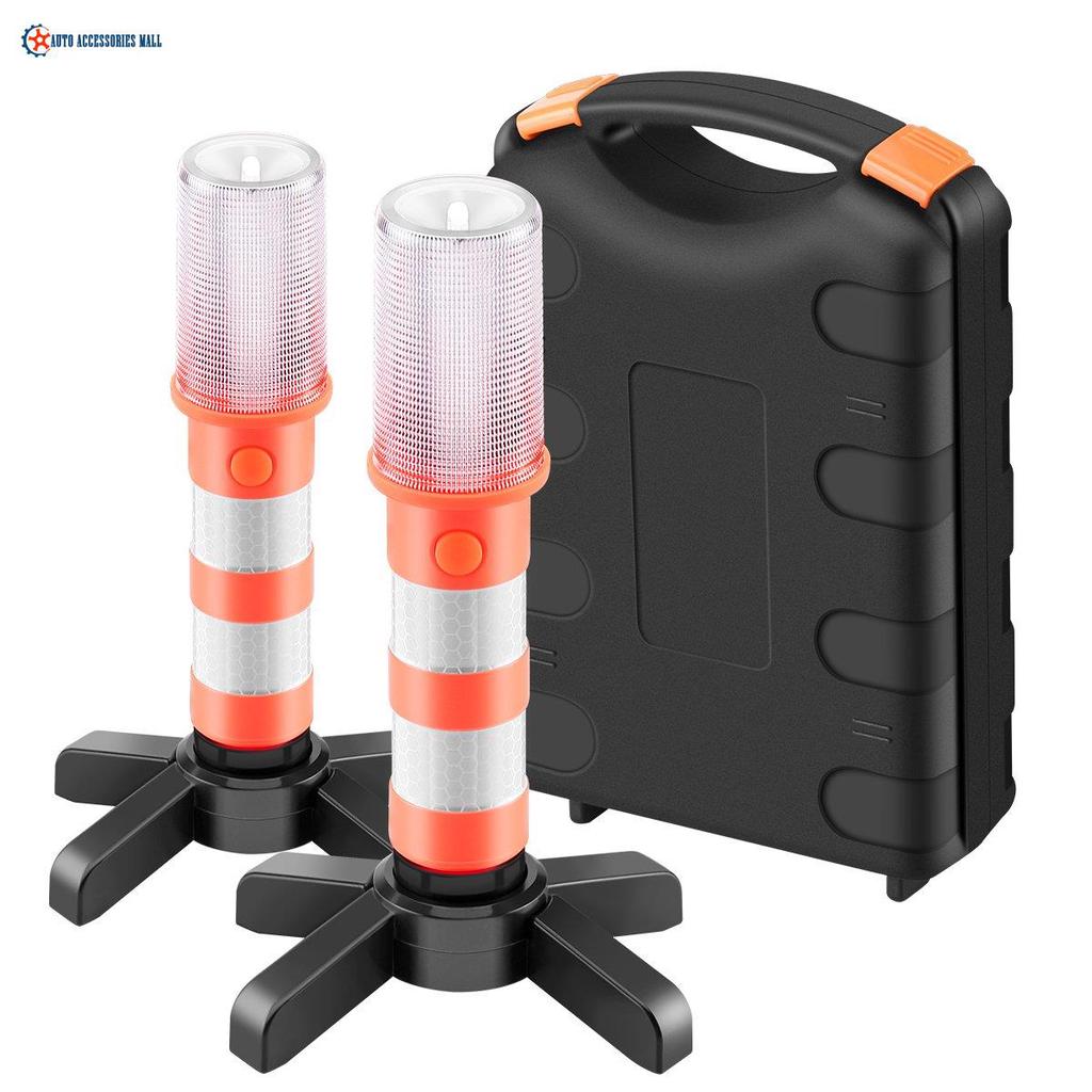 Buy 2PCS 3"1 Road LED Emergency Beacon Roadside SOS Flares Safety ...
