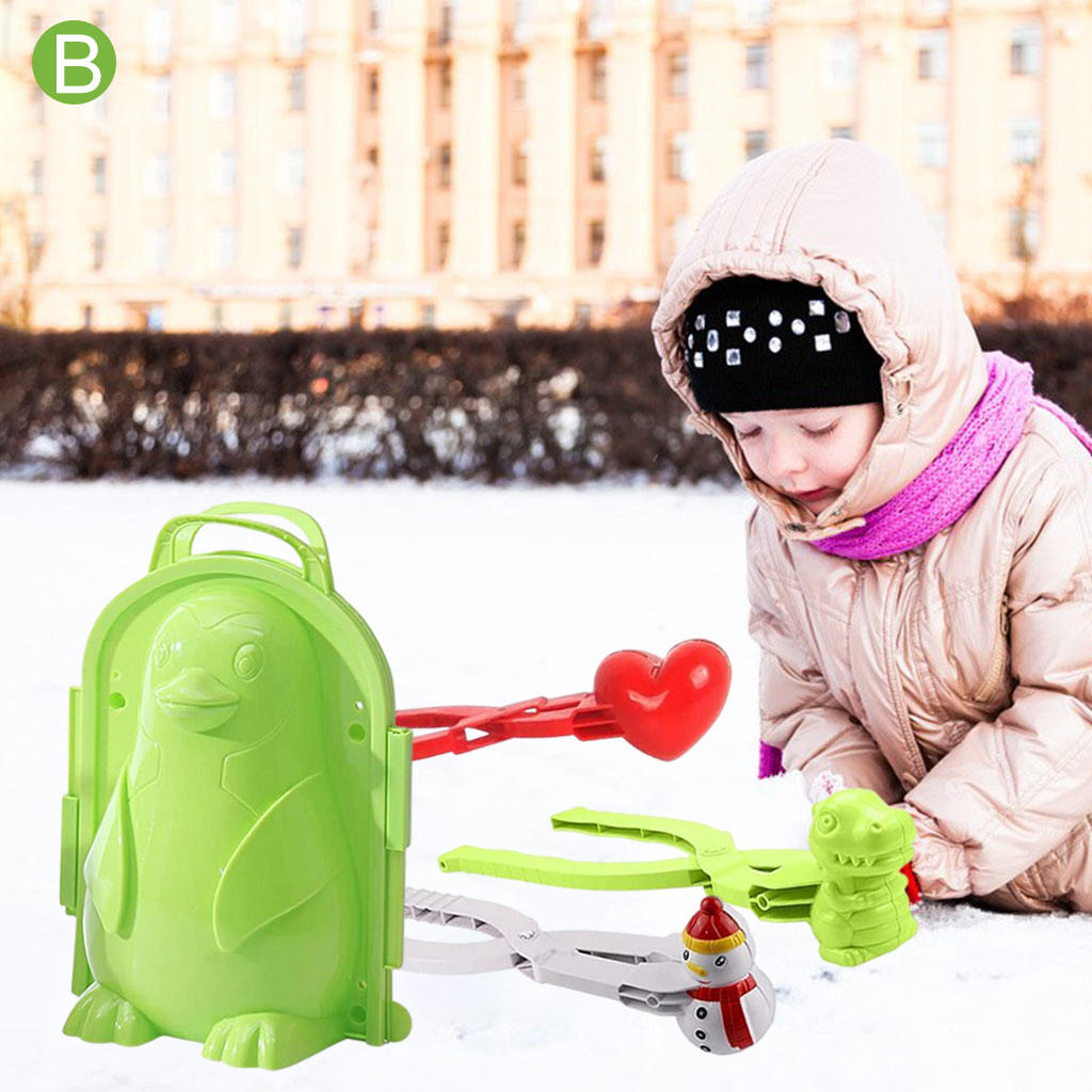 Buy 4Pcs Snowball Maker Clip Outdoor Cartoon Toy for Children Snow Ball ...