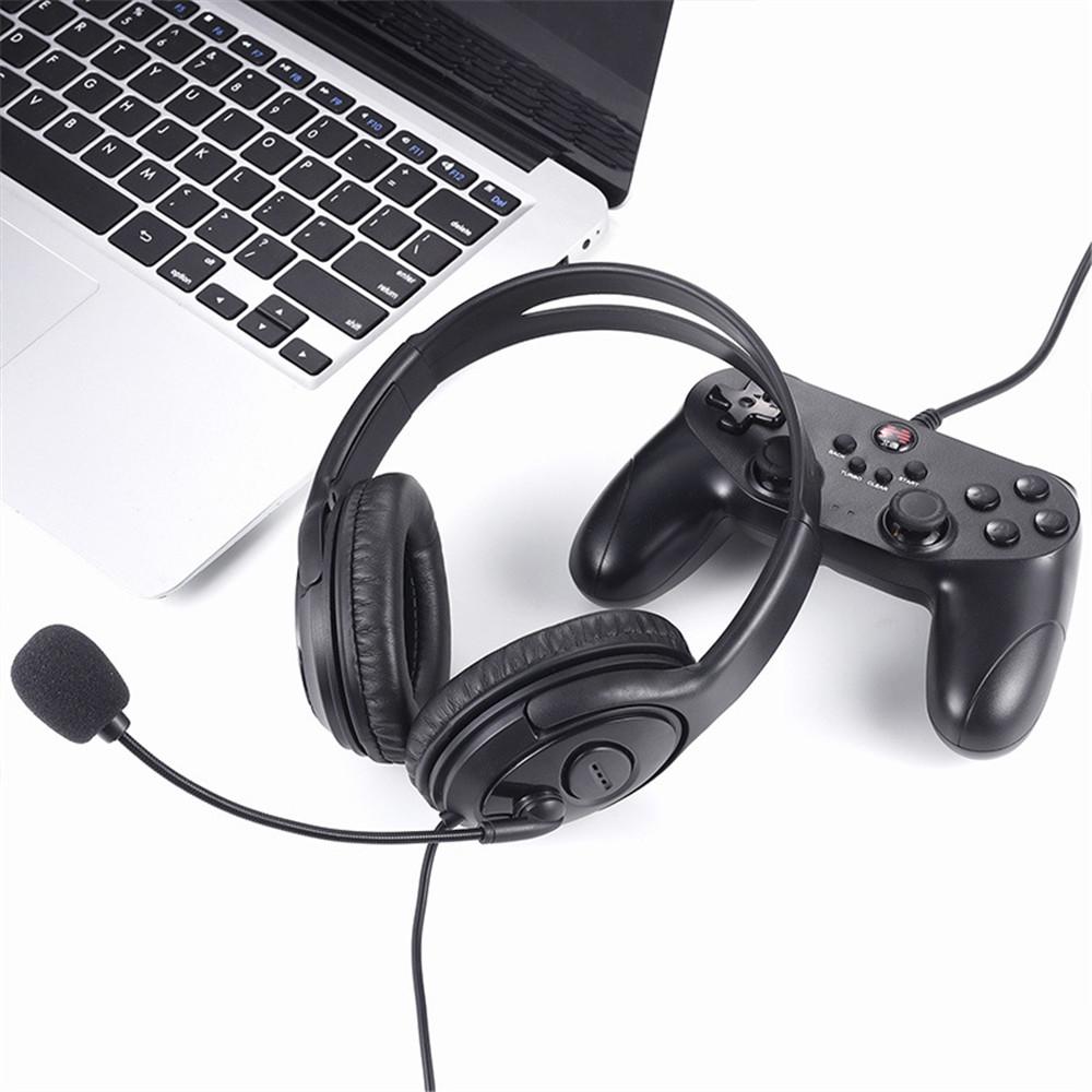 Buy Computer Game Wired Headset USB Microphone Headset For Computer at ...