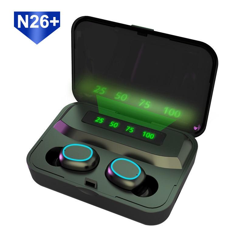 Buy Led Power Displayer TWS Wireless Headphone Stereo Bluetooth Sports ...