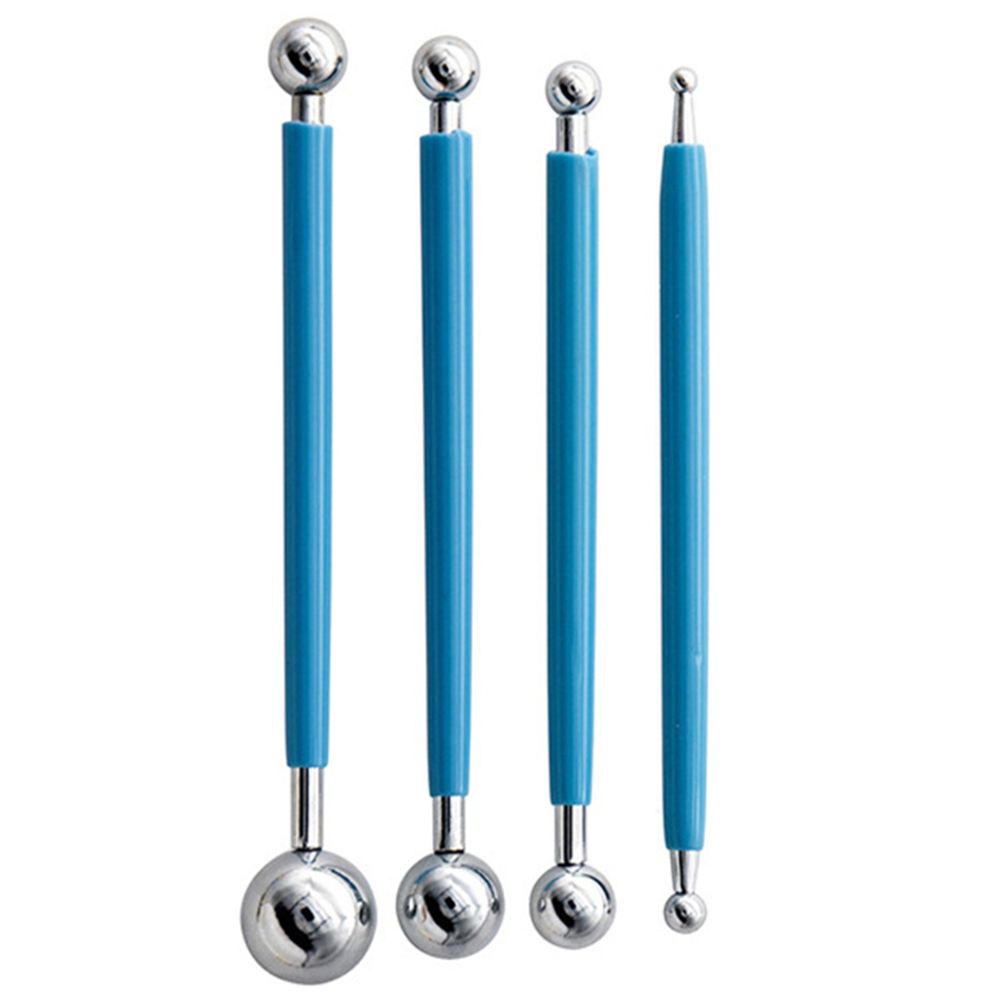 Buy Bag Embossing DIY Polymer Clay Tools Clay Sculpting Ball Stylus ...