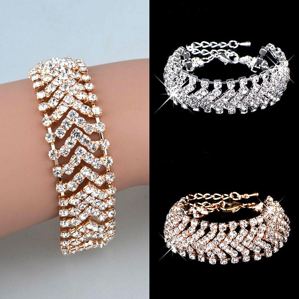 Buy Womens Bridal Wedding Jewelry Bangle Charm Bracelet at affordable ...