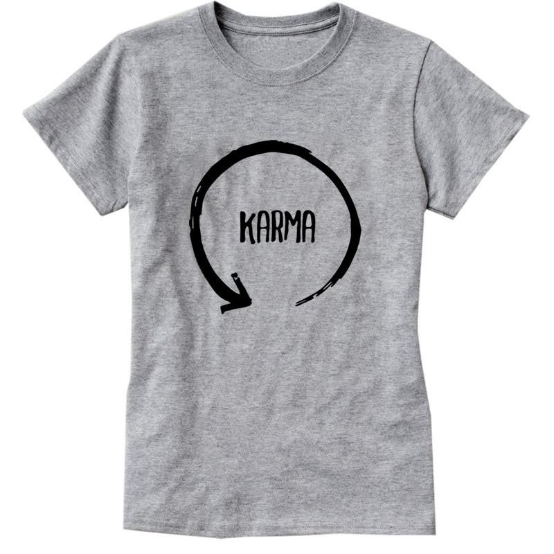 Buy Goodthreads Karma Women Cotton Short Sleeves Crew Neck T Shirt For ...