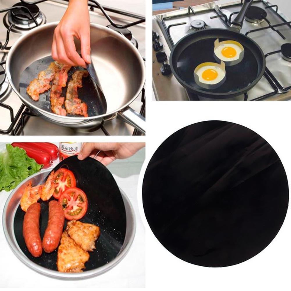 Buy 24cm Professional Pan Mat Non-stick Round Liner Sheet Kitchen ...