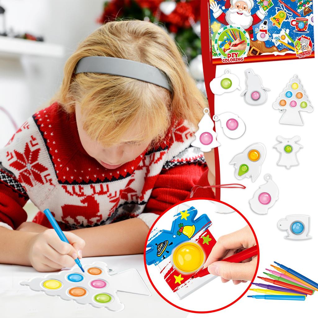 Buy Christmas English Christmas Big Blind Box (Reducer + Watercolor ...