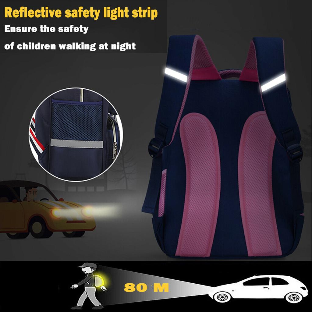Buy Waterproof Backpack Reflective Strips Unisex Sport Schoolbag ...