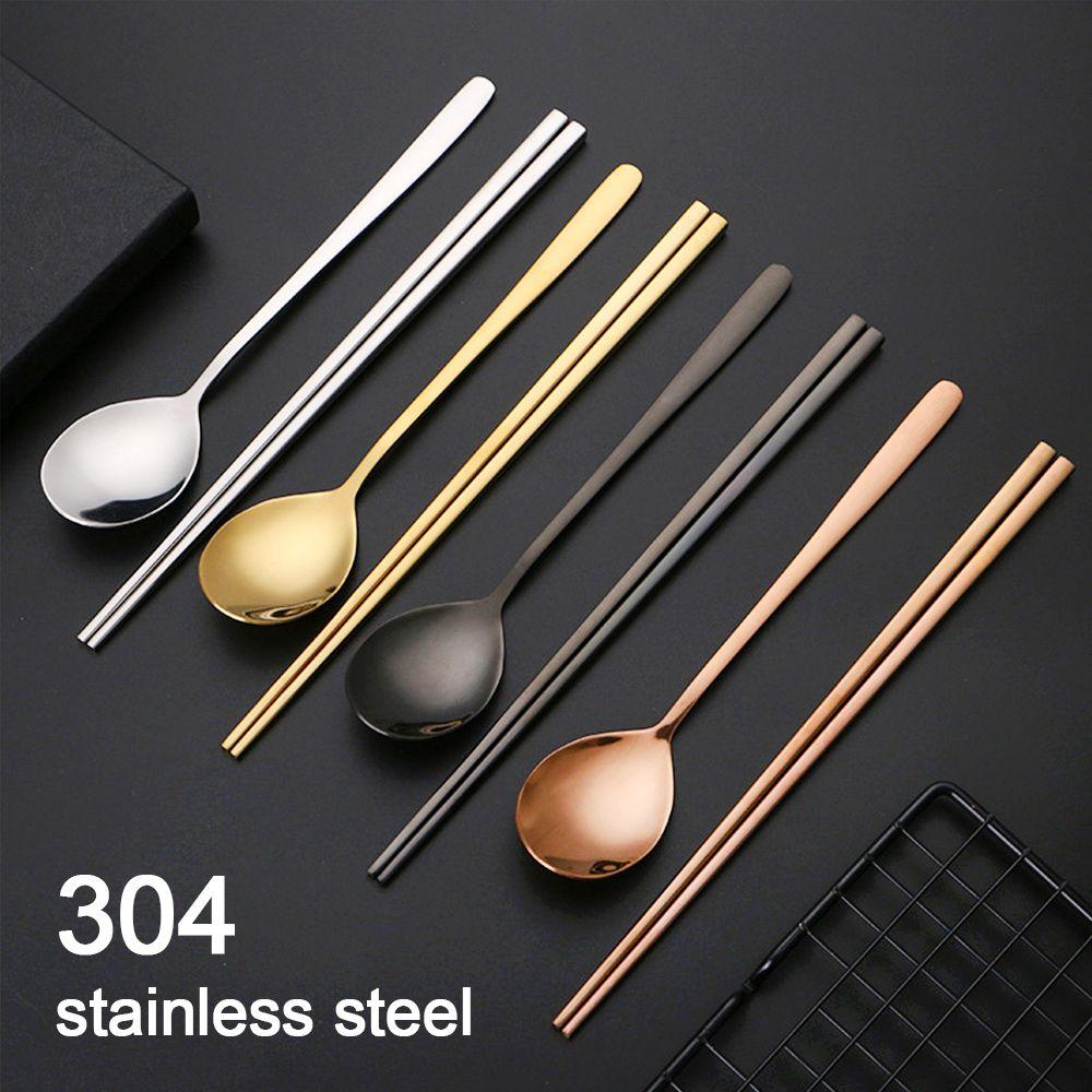 Buy Handle Dessert Spoons Dinnerware Set Restaurant Tableware Food ...