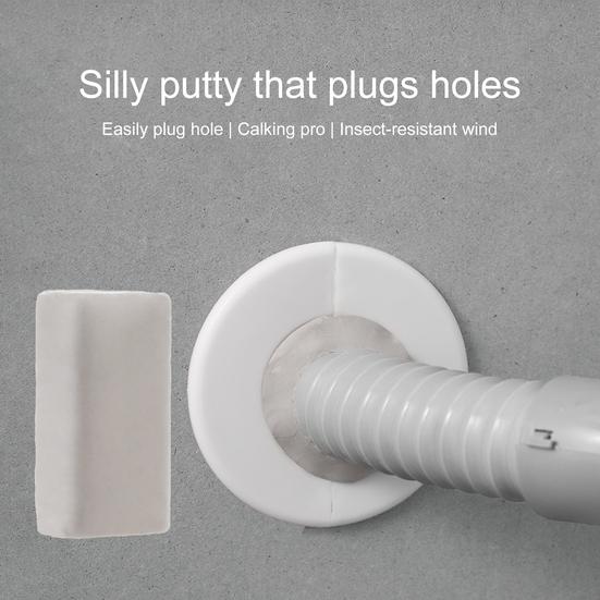 Buy 2Pcs Practical Sealing Cement Convenient Hole Plug Glue at ...