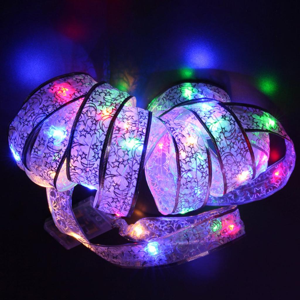 Buy iBeauty Happy Home Light String Gift Decorative Ribbon String Led ...