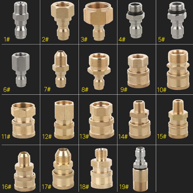 Buy Quick Connect Coupler Adapter Car Clean Washing Pressure Washer ...