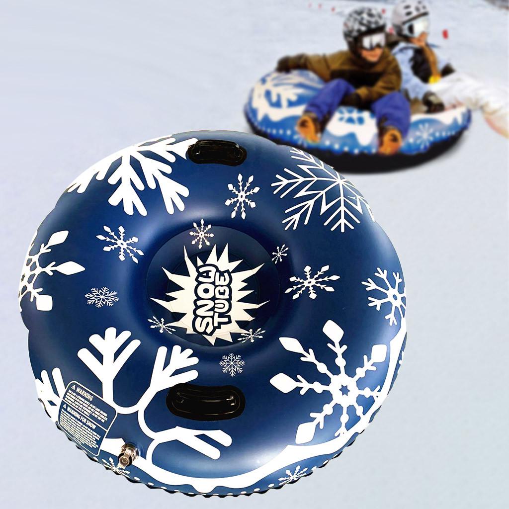 Snow Tube for Winter Fun Inflatable 47 Inch Heavy Duty Snow Sleds for ...