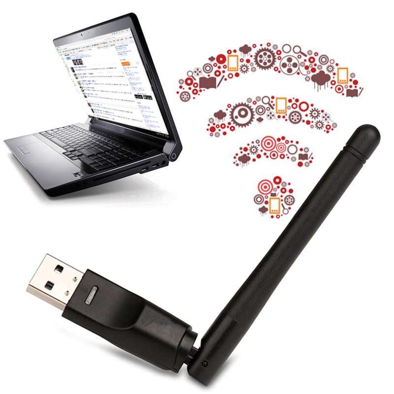 Buy Portable Wifi Receiver Adapter Mini 150Mbps USB WiFi Wireless ...