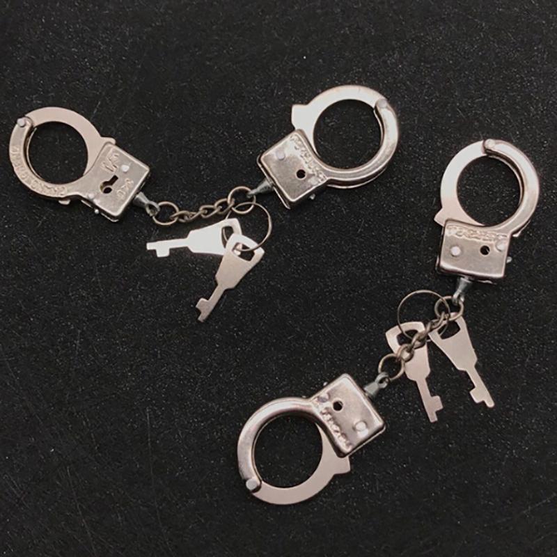 Buy Metal Keychain Alloy Key Holder Handcuffs Model Key Chain For Best ...
