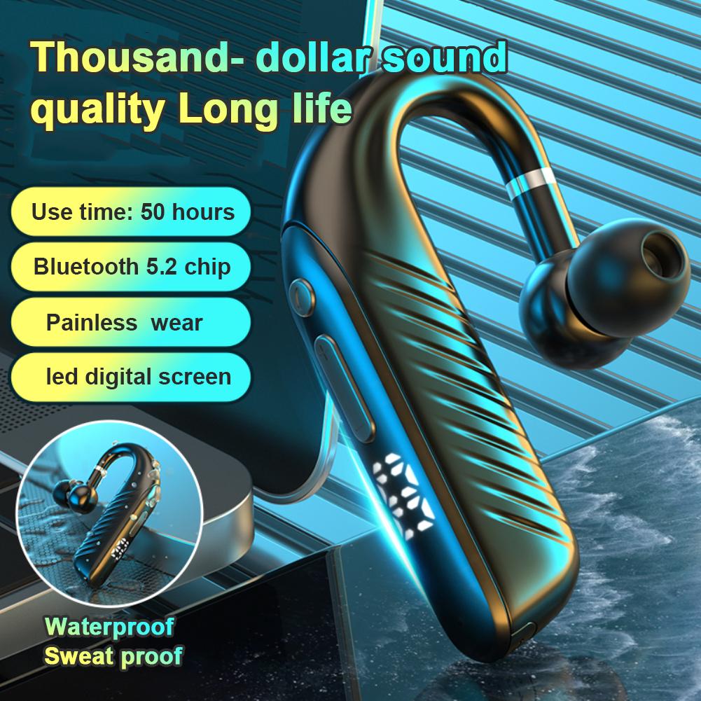 Buy M6 Business Earphone HD Voice Wireless Earbuds LED Power Display ...