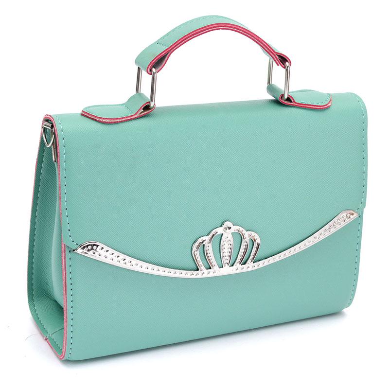 Buy Women PU Leather Shoulder Messenger Crossbody Elegant Crown Bag ...