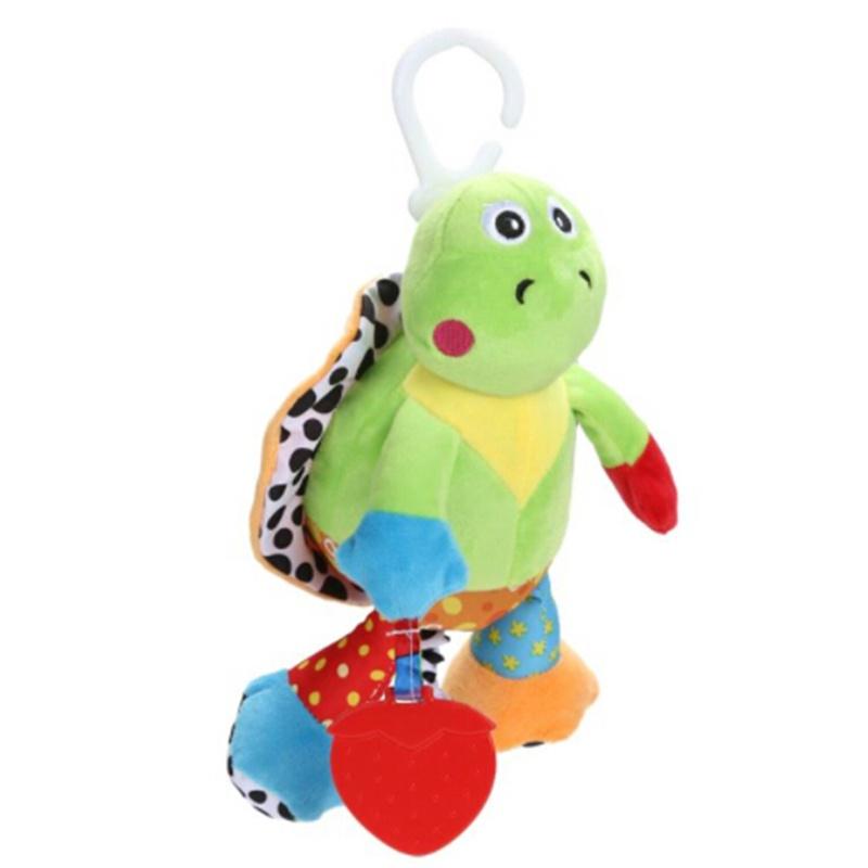 Buy Rattle Toy Stroller Crib Bed Hanging Baby Turtle Plush Musical Bell ...