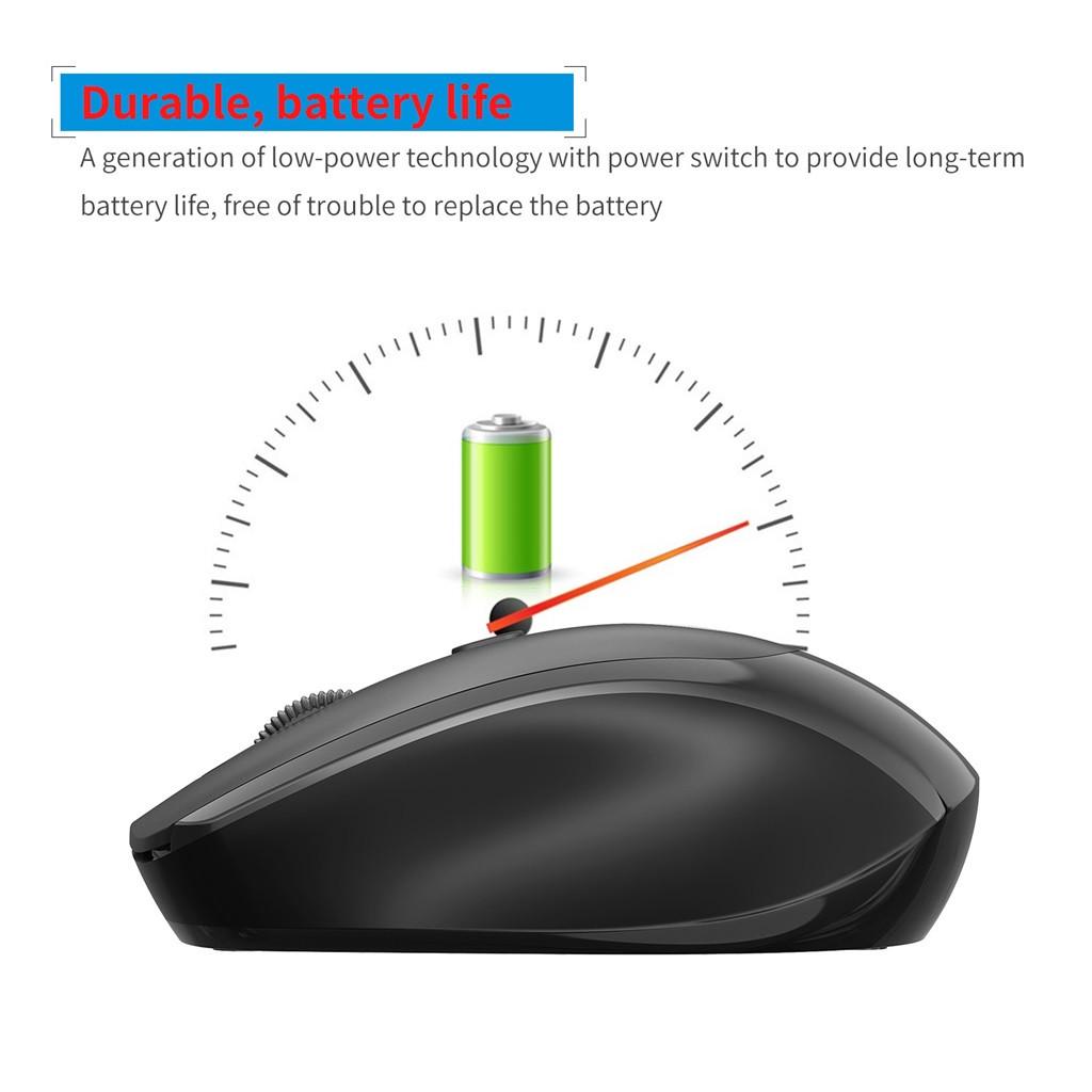 Buy Rechargeable 2.4G Wireless Mouse Metal Noiseless Silent Click ...