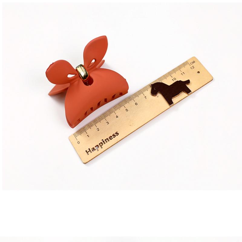 Cheap Women Fashion Matte Texture Bunny Ear Hair Grab Glip Hair Pins ...