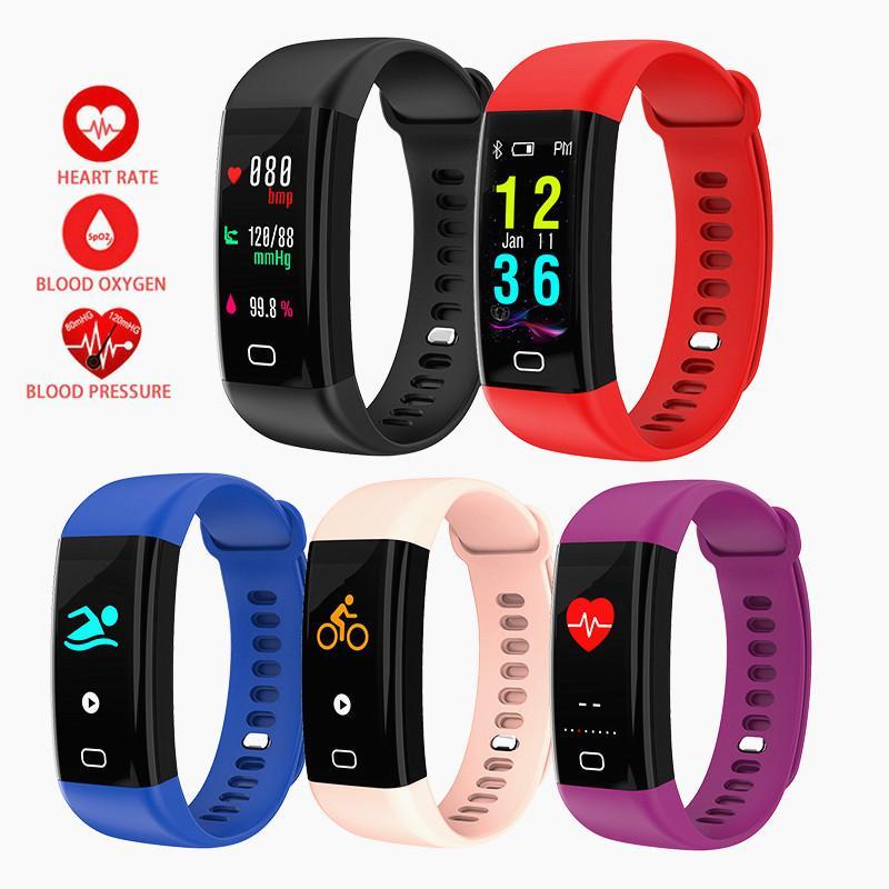 Buy Smart Bracelet Heart Rate Blood Pressure Monitor Fitness Tracker ...